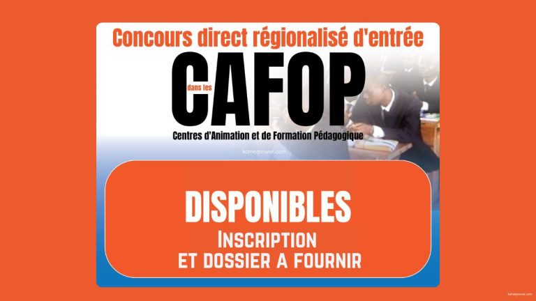 Concours CAFOP 2026 Côte d'ivoire: Conditions de candidature