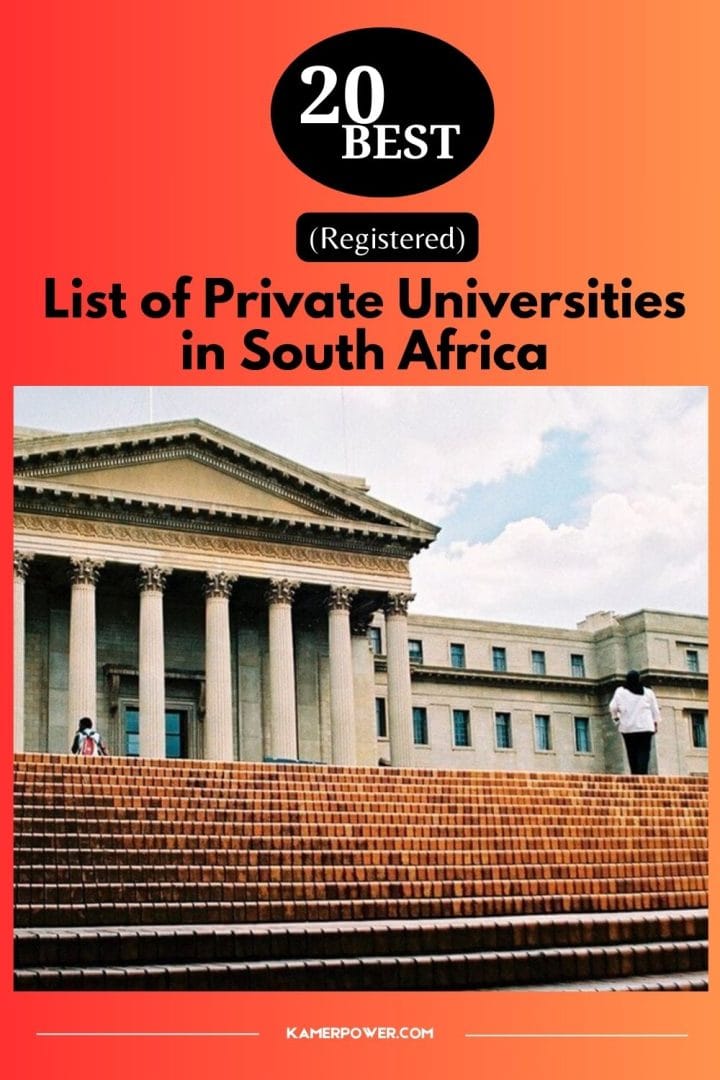 20 Best Private Universities in South Africa 2026 (Registered)