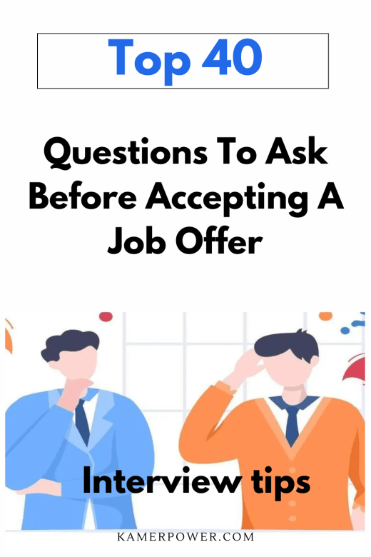 Top 40 Questions To Ask Before Accepting A Job Offer In 2026