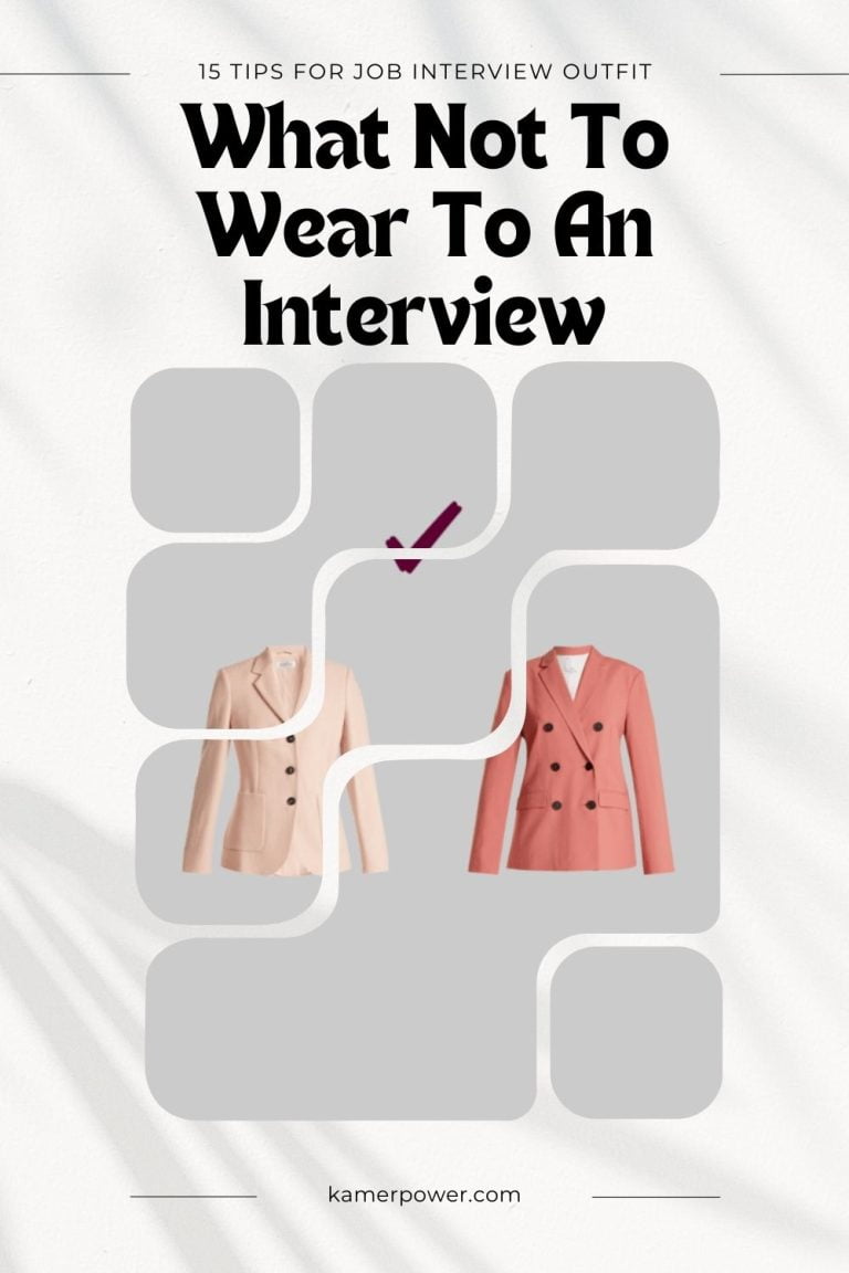 What Not To Wear To An Interview [15 Tips For 2026]