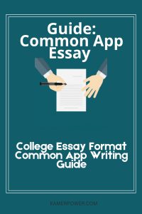 College Essay Format Common App Writing Guide 2026