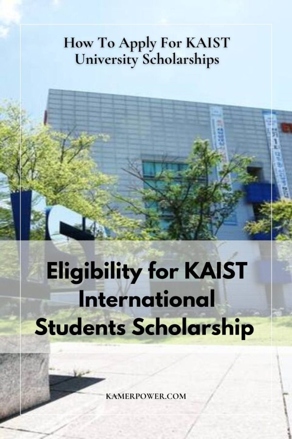 KAIST University Scholarships 2026-2027 | How To Apply For KAIST ...
