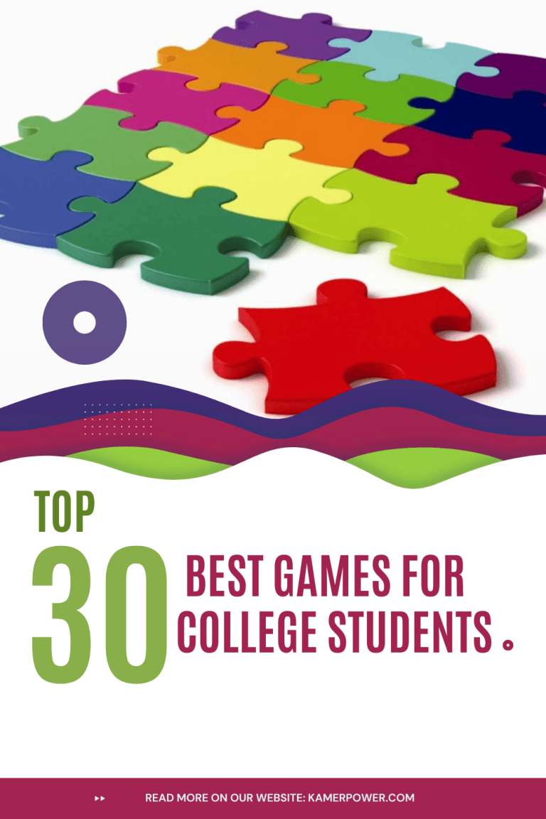 Top 30 Best Games for College Students 2024