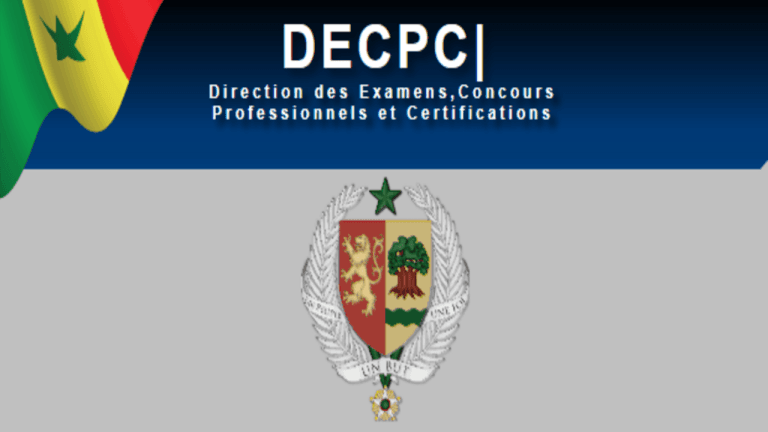 DECPC Plateforme: Procédure Inscription En Ligne 2025 concours et examens au Senegal