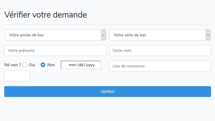 Vérification si diplômes de Bac est disponible Sénégal : Comment faire